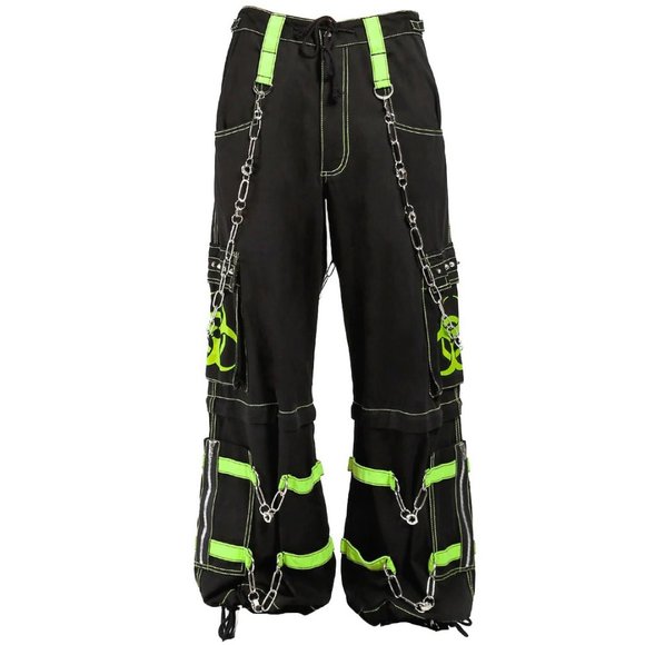 DARKROCK | Pants | New Biohazard Men Gothic Blacklime Bondage ...
